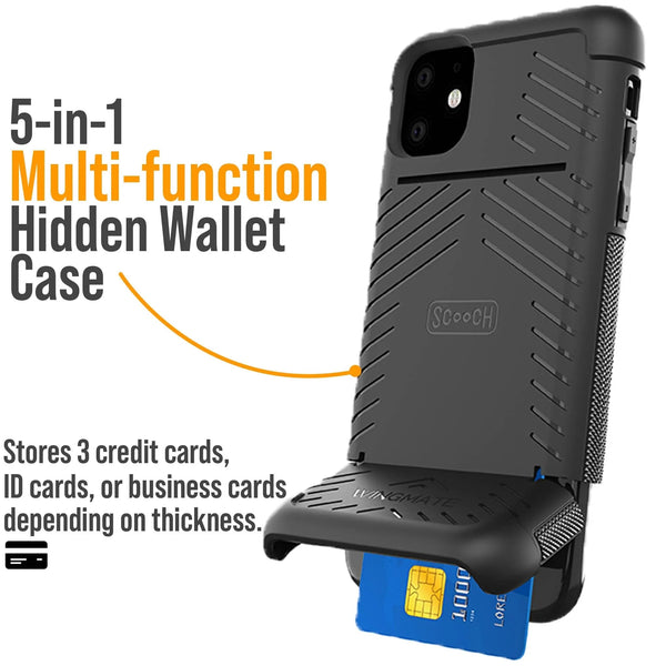 iPhone 11 Wallet Case with Credit Card Holder - Wingmate